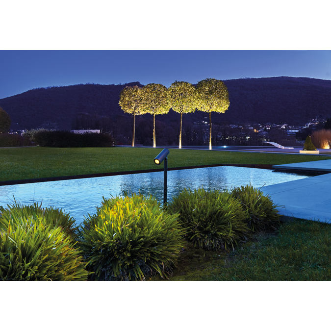 BIM objects - Free download! Flower with ground stake | BIMobject