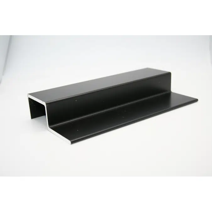 BIM objects - Free download! FMAX-J-144-BK Extruded J Channel, Stock ...