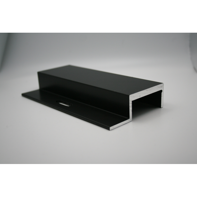 BIM objects - Free download! 110-000 Extruded J Channel, Stock | BIMobject