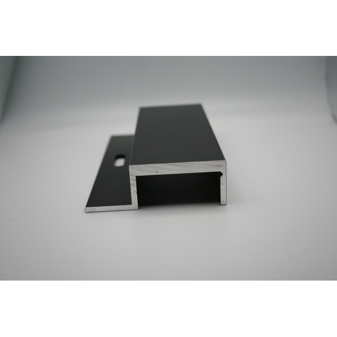 BIM objects - Free download! 110-000 Extruded J Channel, Stock | BIMobject