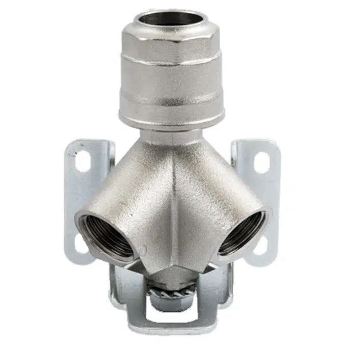 BIM objects - Free download! 2 Ways Inclined Manifold Tube-Female Nptf ...