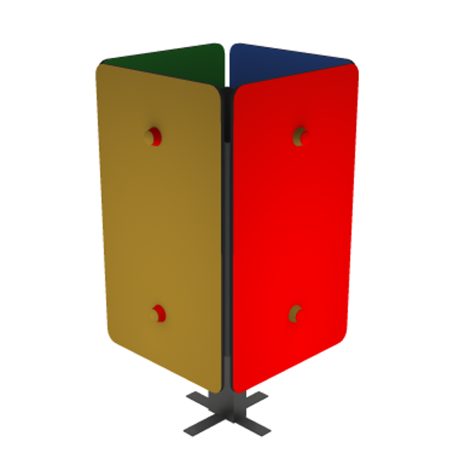 BIM objects - Free download! Paper basket for playground | BIMobject