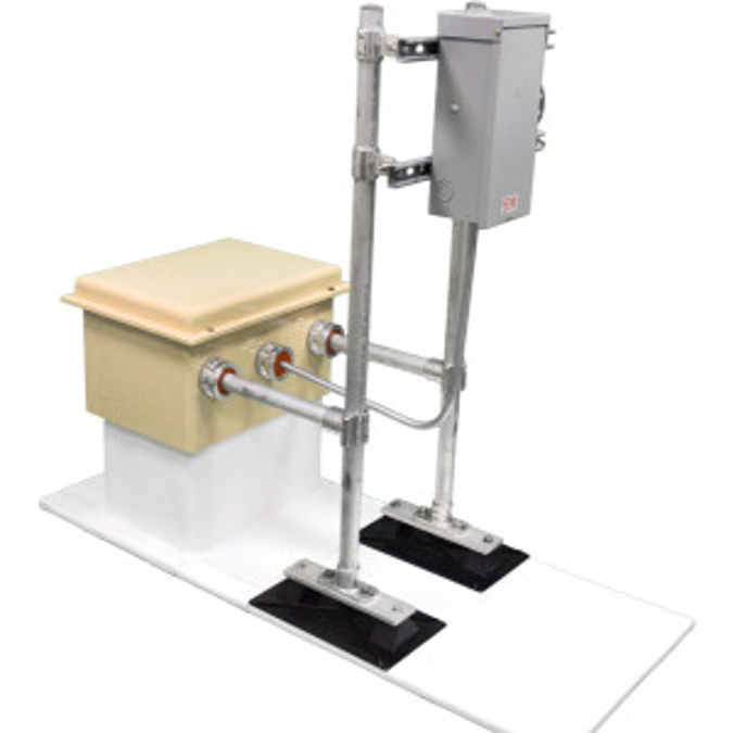 BIM objects - Free download! Electrical Disconnect Support (EDS) | Roof ...