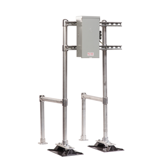 BIM objects - Free download! Electrical Disconnect Support (EDS) | Roof ...