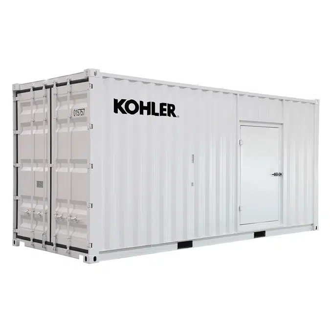 BIM objects - Free download! KD1250-UE, 60 Hz, Industrial Diesel Generator | BIMobject