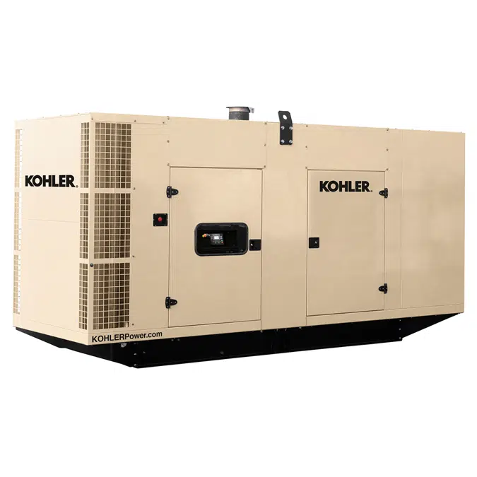 Objets BIM - Téléchargement gratuit ! D830, 50 Hz, Groupe électrogène ...