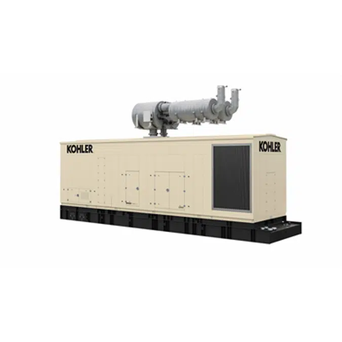 Objetos BIM - ¡Descarga gratis! KD2500-4, 60 Hz, Industrial Diesel Generator | BIMobject