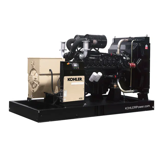 BIM objects - Free download! D400U, 60 Hz, Industrial Diesel Generator ...