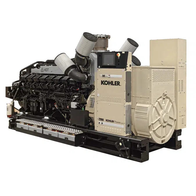 Objets BIM - Téléchargement gratuit ! T2200C, 50 Hz, Groupe électrogène ...