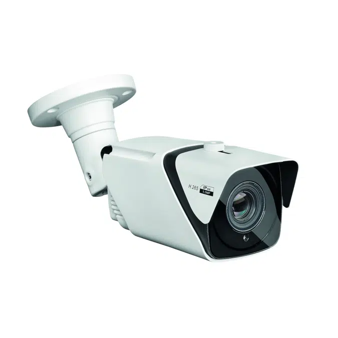 BIM objects - Free download! Bullet IP H.265 5M camera with 5-50mm ...