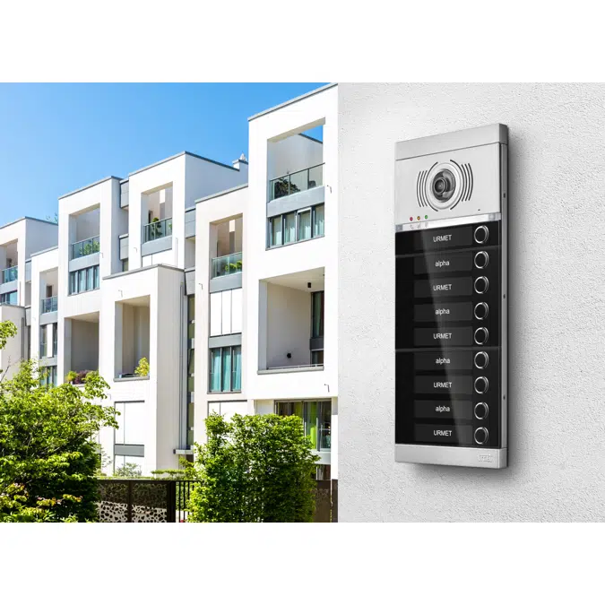 Objetos BIM - ¡Descarga gratis! Modular Video Entry Panel, Alpha, 4 ...