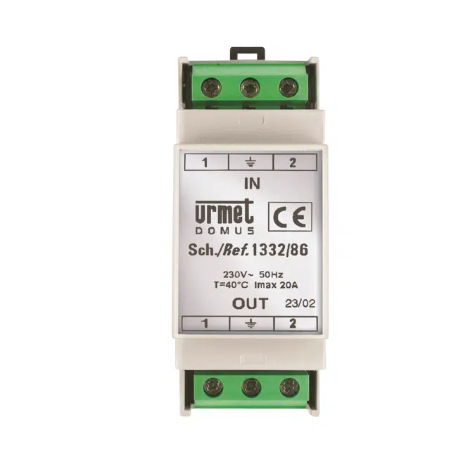 BIM objects - Free download! Power line filter device, 230 Vac, 4000 VA ...