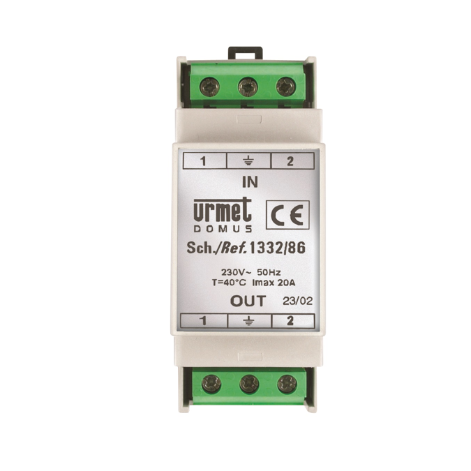 BIM objects - Free download! Power line filter device, 230 Vac, 4000 VA ...