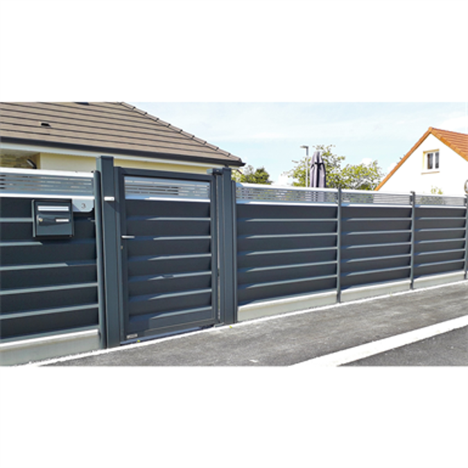 BIM objects - Free download! Pedestrial swing gate Z® | BIMobject