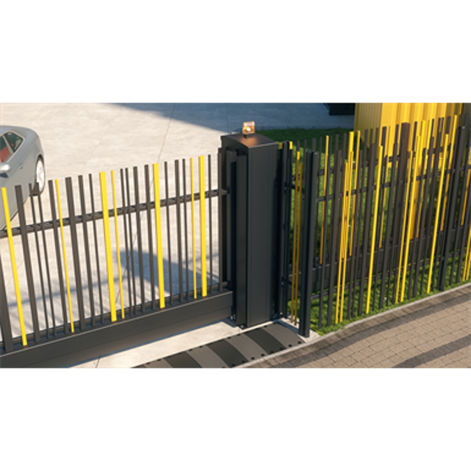 BIM objects - Free download! Sliding gate STEM® | BIMobject