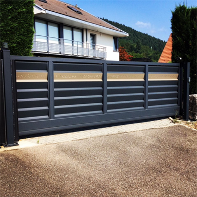 BIM objects - Free download! Free-standing gate Z® | BIMobject