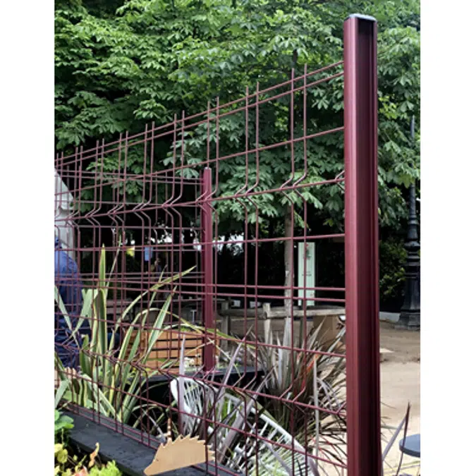 BIM objects - Free download! Welded mesh Fences Lippi Univers Habitat ...