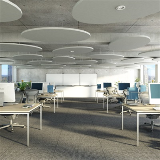 BIM objects - Free download! Rockfon Eclipse Circle | BIMobject