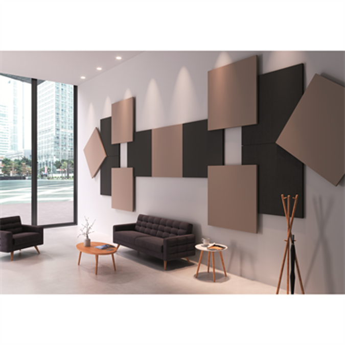 Objetos BIM - ¡Descarga gratis! Rockfon Eclipse Rectangle Wall | BIMobject