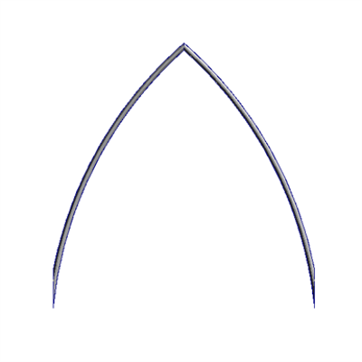 BIM objects - Free download! Decorative Elements Double Gothic Transom ...