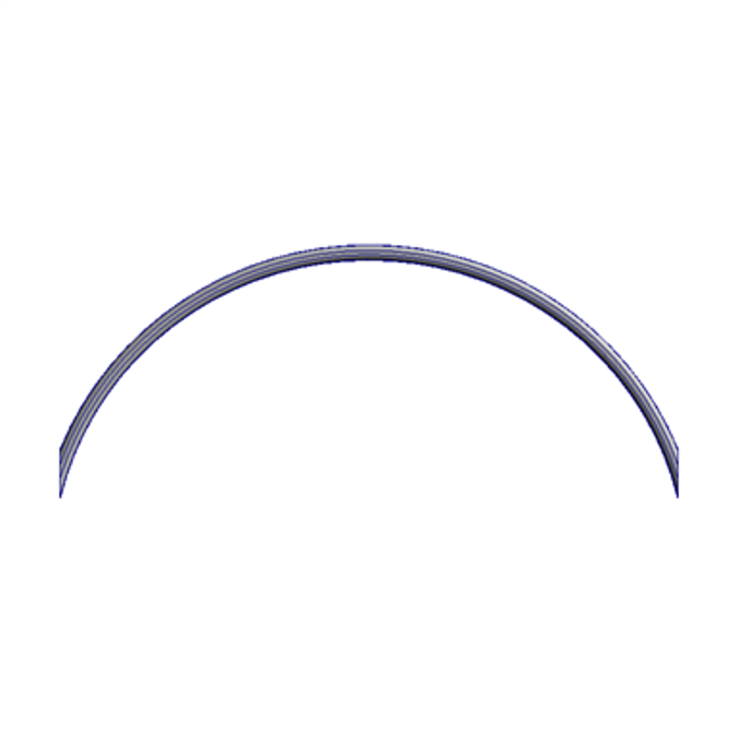 BIM objects - Free download! Decorative Elements Radius Transom Grid ...