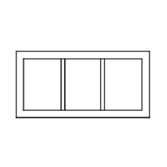 BIM objects - Free download! Decorative Elements Double Divided Transom ...