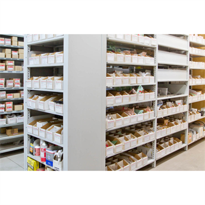 BIM objects - Free download! Smartshelf® 4-Post Hybrid Multi-use ...