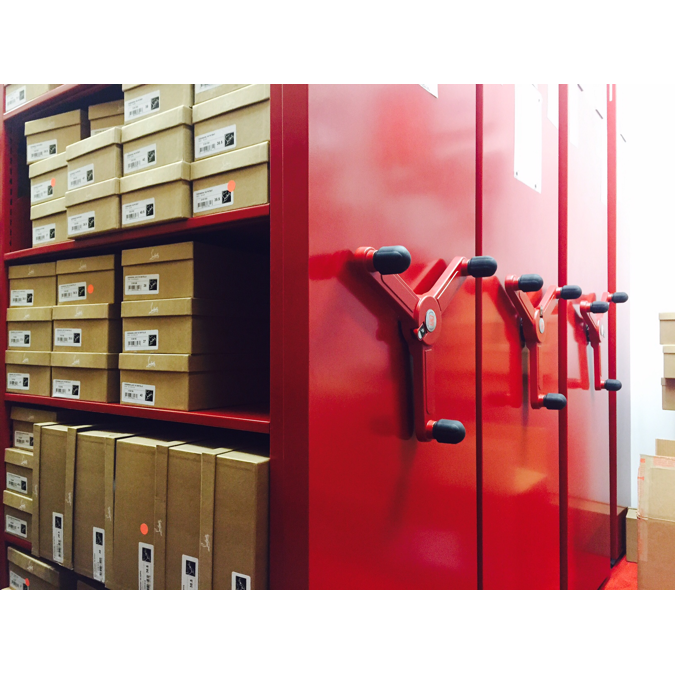 BIM objects - Free download! Mobilex® Mechanical-Assist Mobile Storage ...