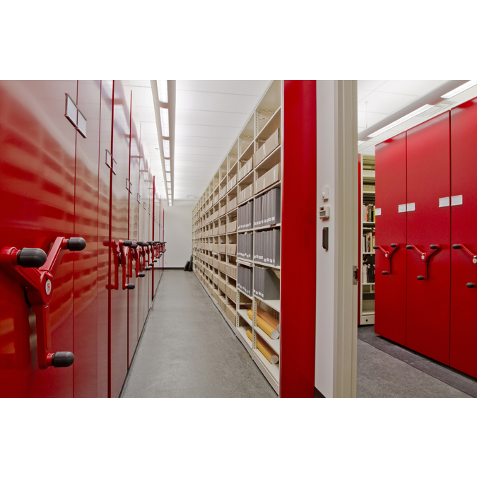 BIM objects - Free download! Mobilex® Mechanical-Assist Mobile Storage ...