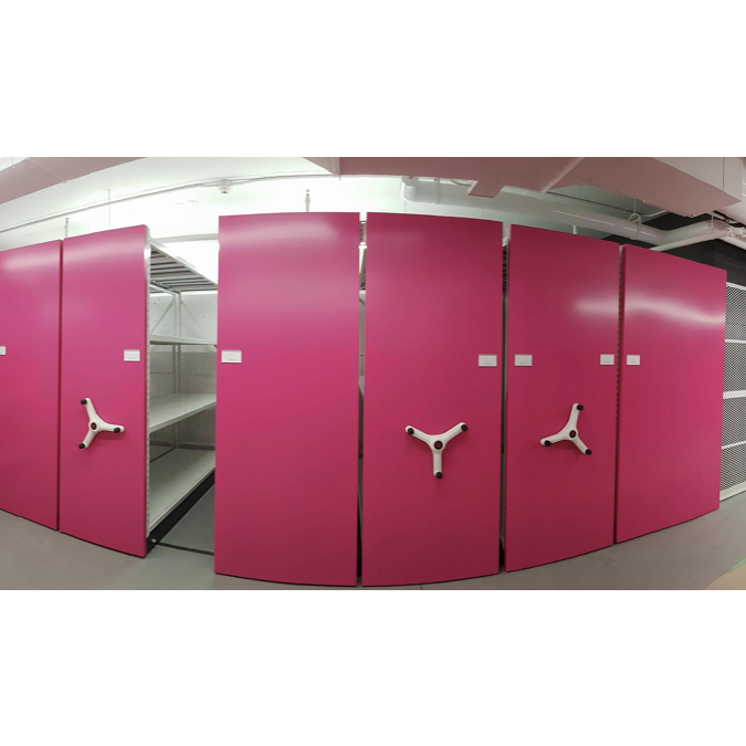 BIM objects - Free download! Mobilex® Mechanical-Assist Mobile Storage ...