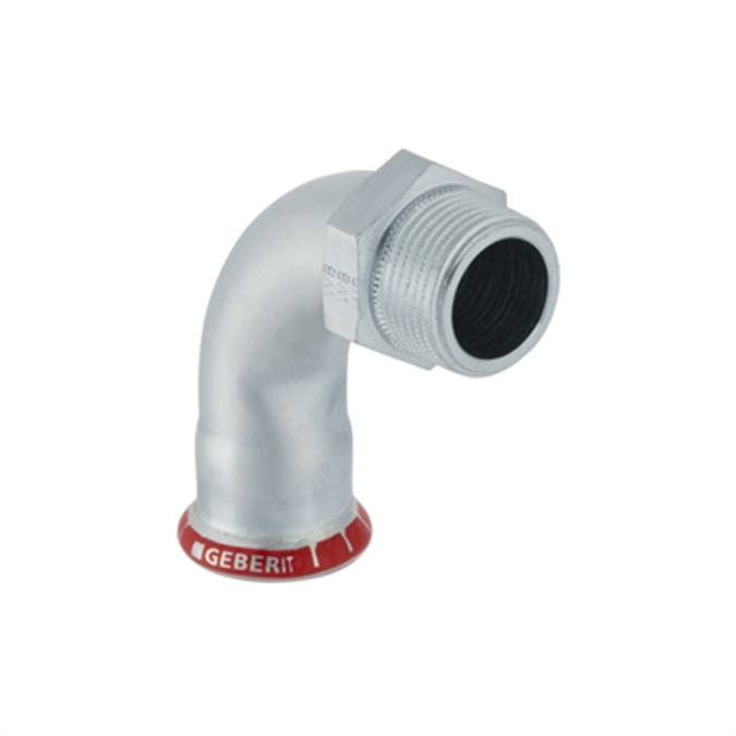 BIM objects - Free download! Geberit Mapress CS Bend adaptor 90° with ...