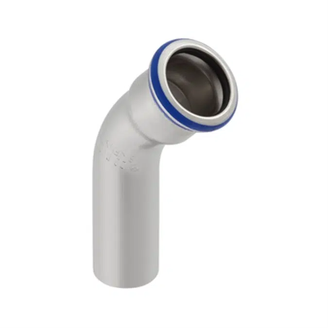 BIM objects - Free download! Geberit Mapress SS Bend with plain end ...