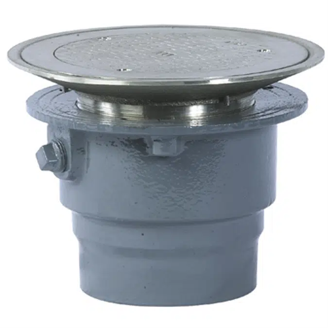 BIM objects - Free download! Floor Cleanout with Surface Membrane Clamp ...