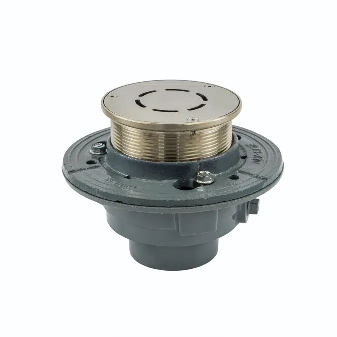 BIM objects - Free download! Floor Drain with Ligature Resistant Round ...