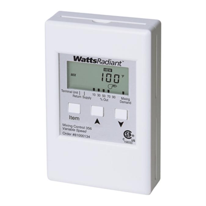 BIM objects - Free download! Mixing Control 356, Variable Speed - 356 | BIMobject