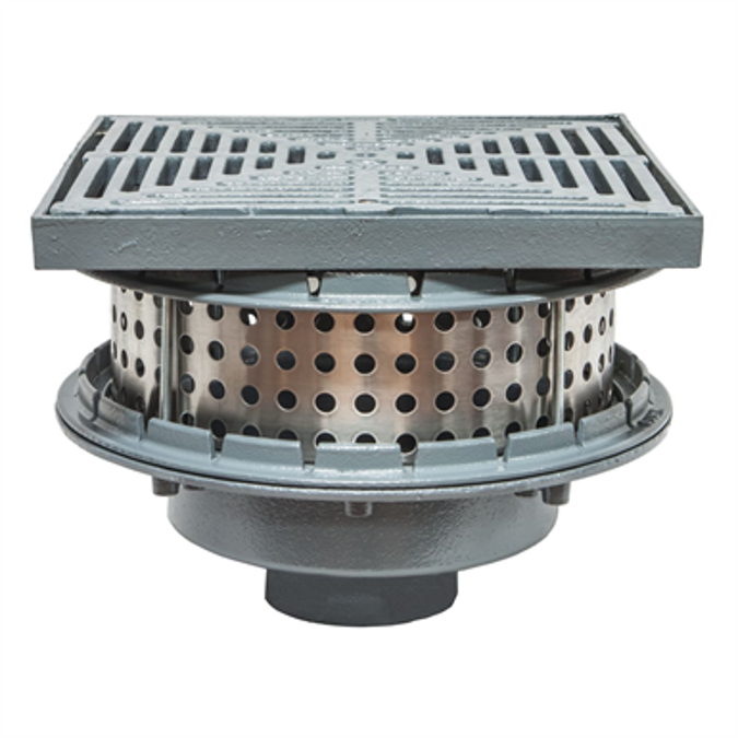 BIM objects - Free download! IRMA Roof Drain with 15 x 15 in Promenade ...