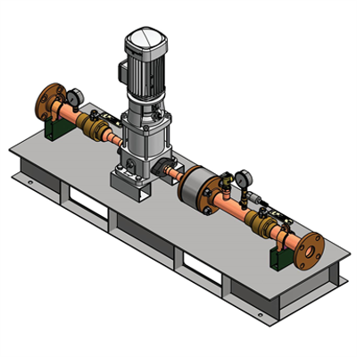 BIM objects - Free download! Duplex Vertical Multistage Booster Pump ...