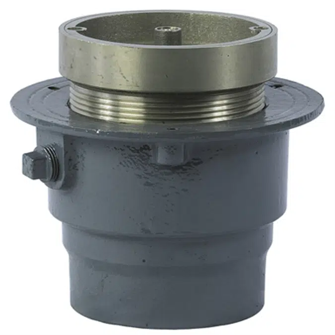 BIM objects - Free download! Floor Cleanout with Round Top, Terrazzo ...