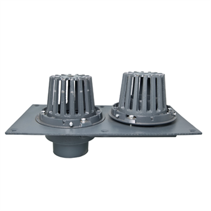 BIM objects - Free download! One-Piece Combination Roof Drain ...