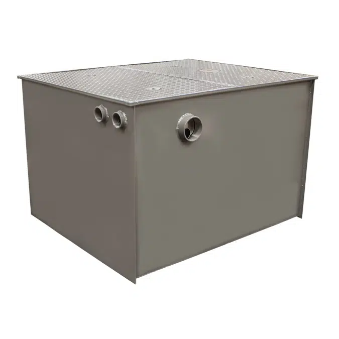 BIM objects - Free download! Oil Interceptor with Integral Storage Tank ...