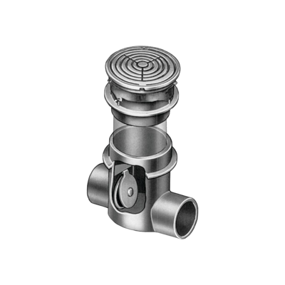 BIM objects - Free download! Pit Drain with Backwater Valve - BV-600 ...