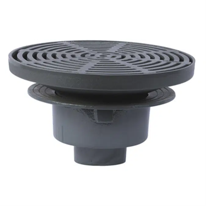 BIM objects - Free download! Area Drain with 15 in. Round Adjustable ...