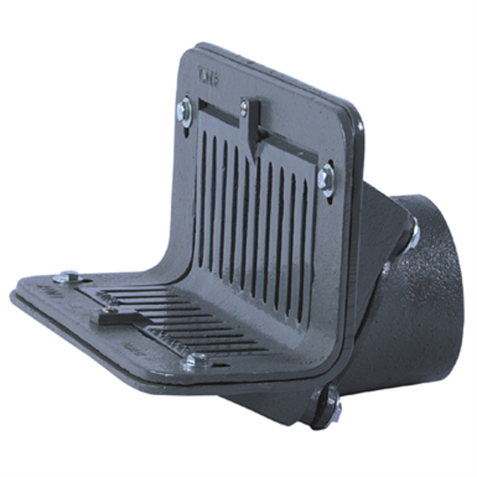 BIM objects - Free download! Scupper Drain with Flat Grate - RD-290 ...