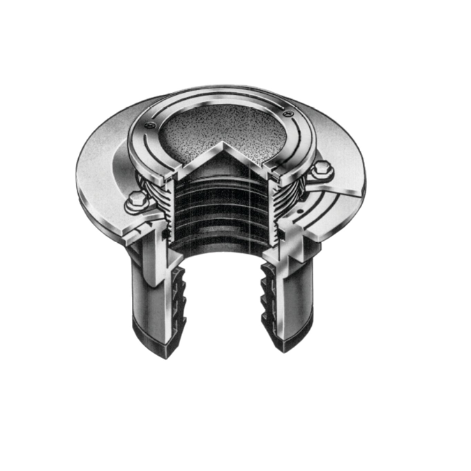 BIM objects - Free download! Floor Cleanout with Round Top and Tile ...