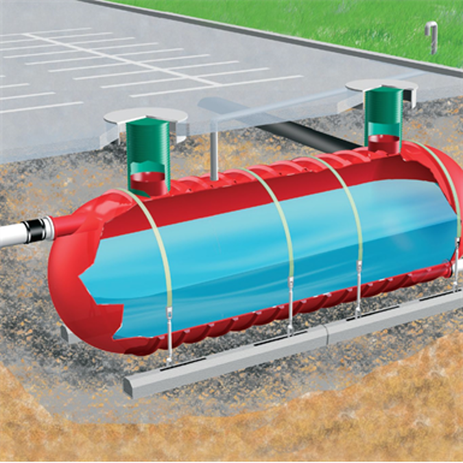 BIM objects - Free download! Underground FRP Tanks - RWT-FRP | BIMobject