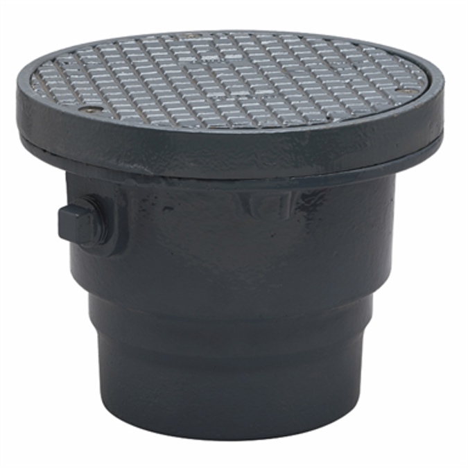 BIM objects - Free download! Floor Cleanout with Non-Adjustable Top ...