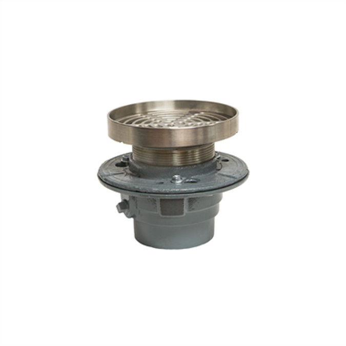 BIM objects - Free download! Floor Drain with Stainless Steel Extended ...