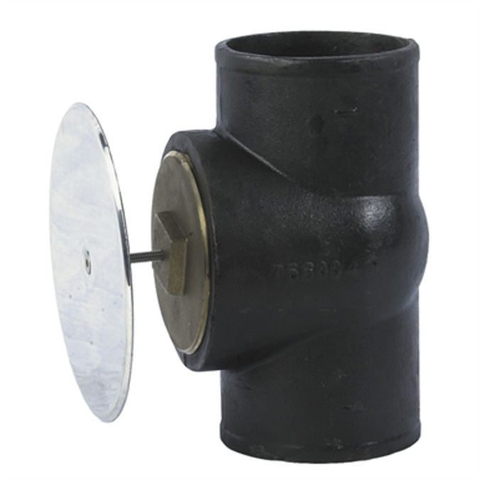 BIM objects - Free download! Stack Cleanout with Brass Plug & Stainless ...