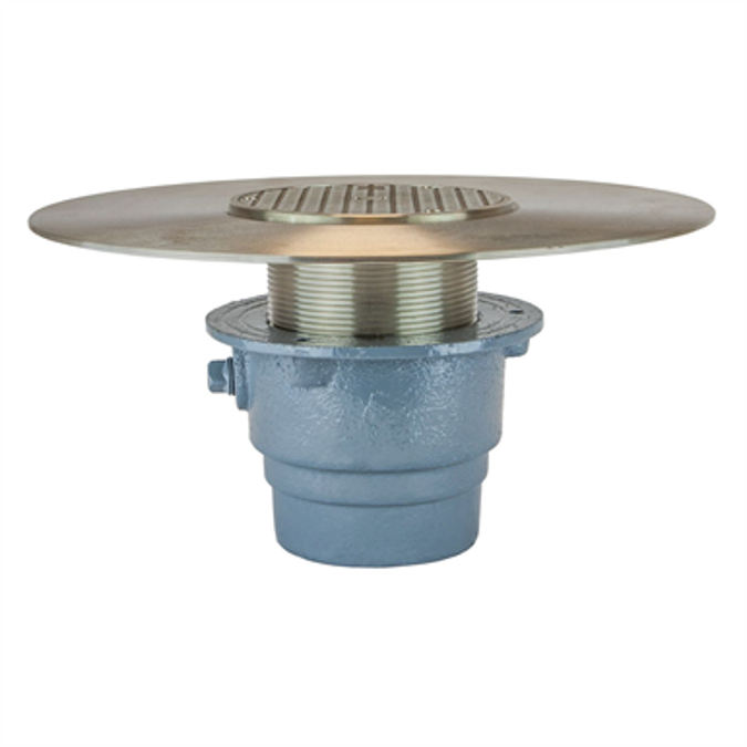 BIM objects - Free download! Floor Cleanout with Elastomeric Flange ...