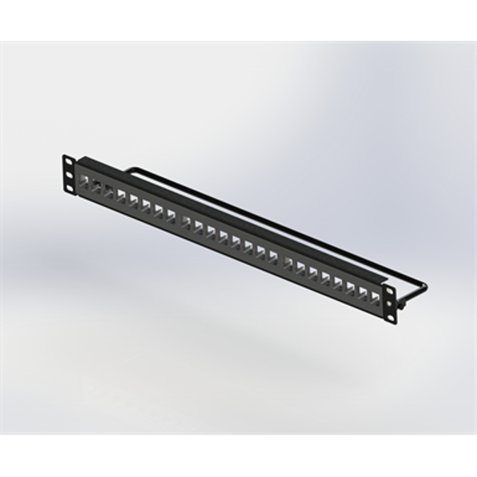 Objetos BIM - ¡Descarga gratis! Flex Patch Panel (MDVO), 24-port, 1U ...